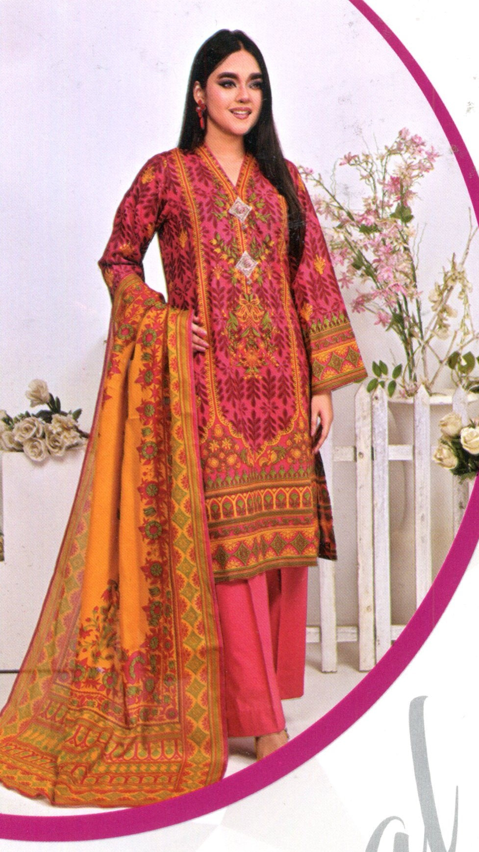 Jaffrani Amal VOL-5 Unstitched Printed Lawn 3pc JAFF-P-L-3PC-2517 ...