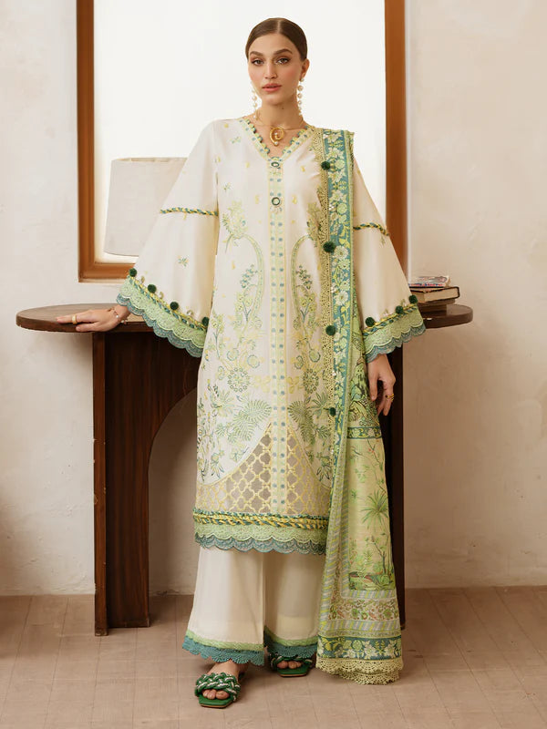 Mahnur Florence Luxury Embroidered Lawn 3pc MAH-FLRNCE-LUX-L-3PC-D-2 ...