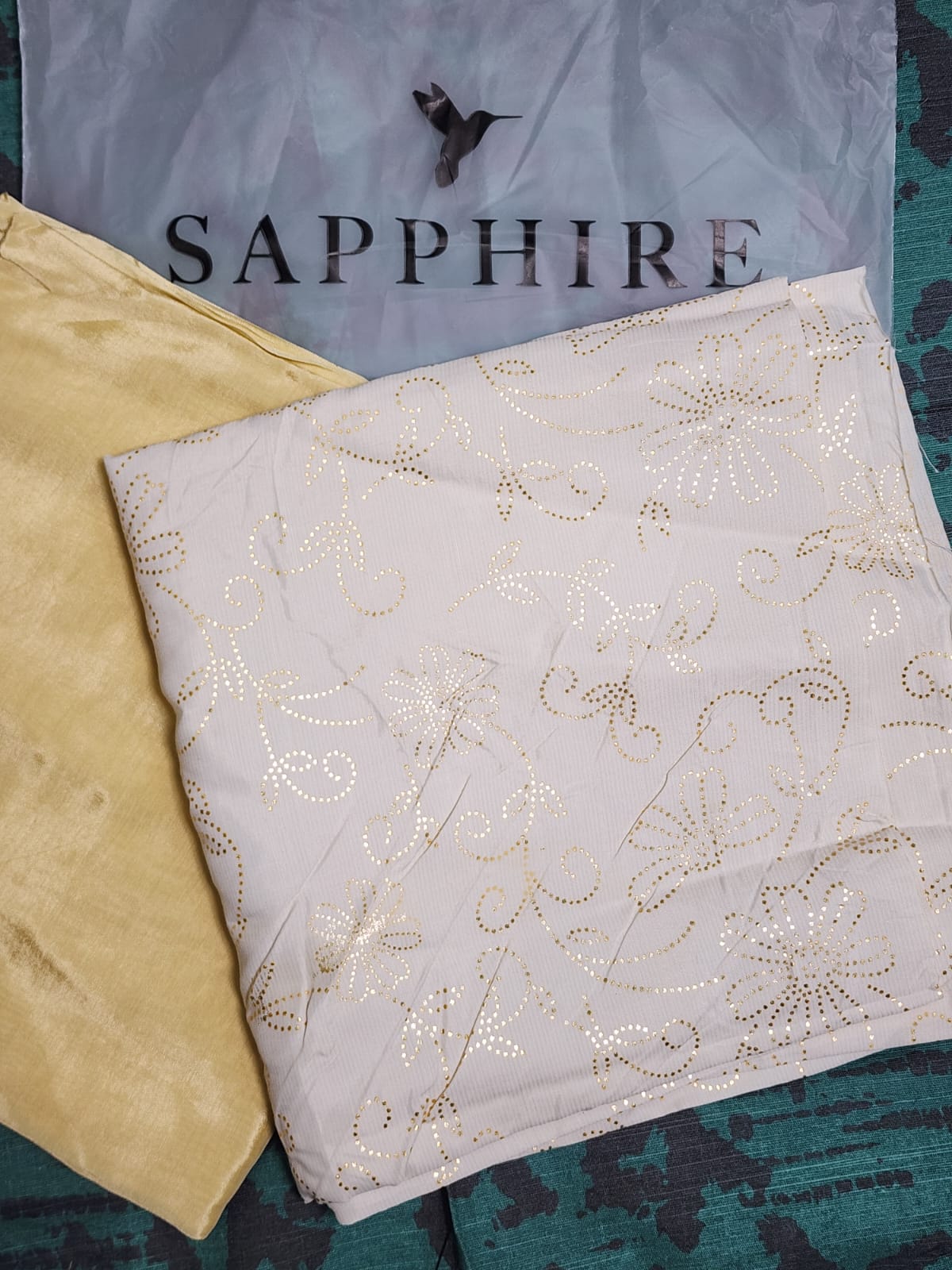 Sapphire Fancy ST 2pc SAP-F24-2PC-01 Branded Cut Pieces