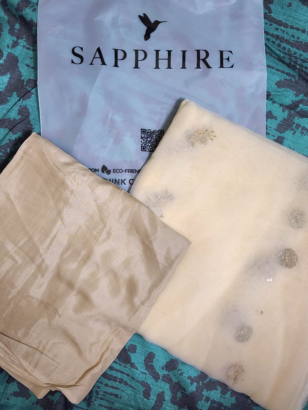 Sapphire Fancy ST 2pc SAP-F24-2PC-13 Branded Cut Pieces