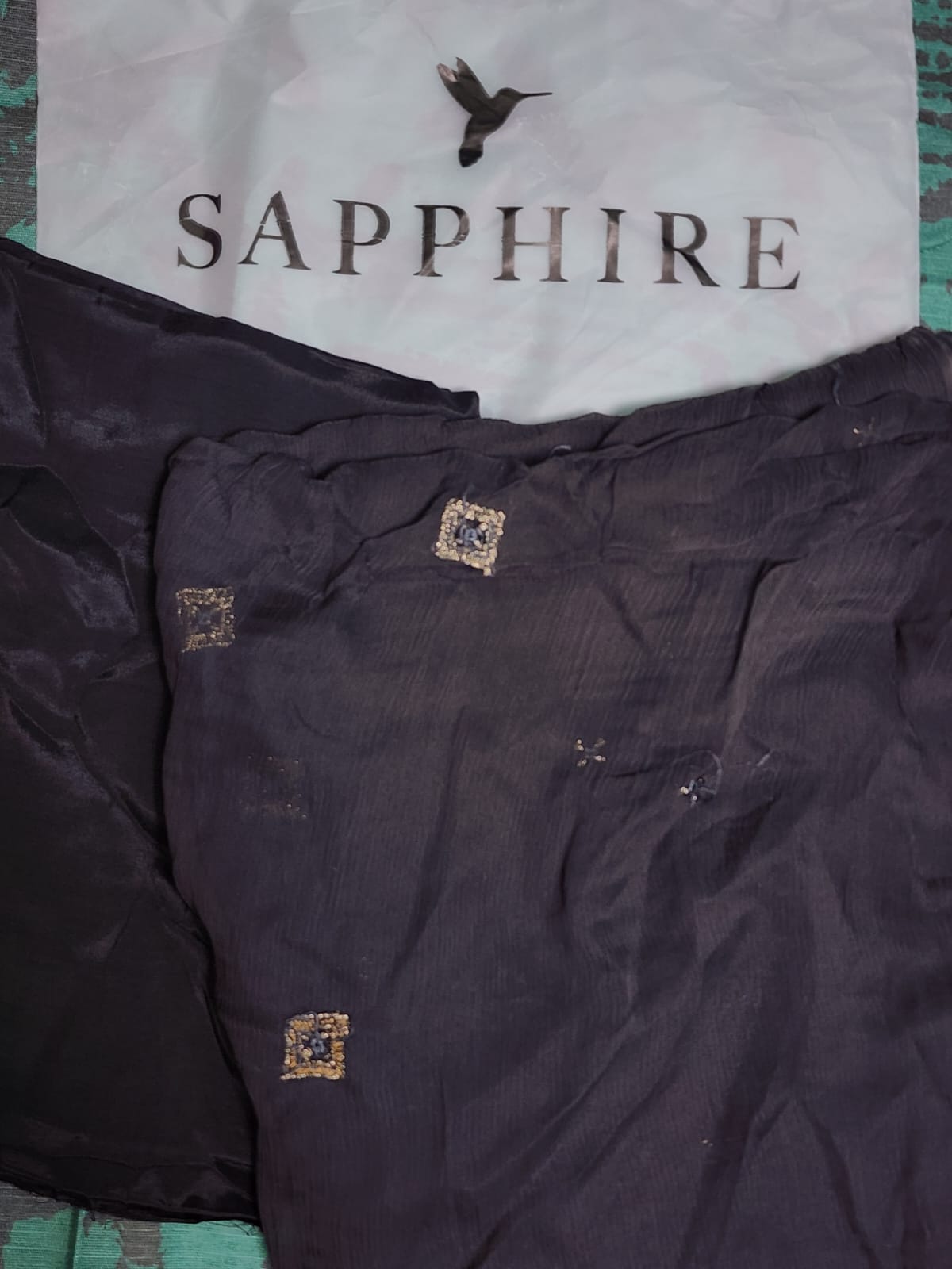 Sapphire Fancy ST 2pc SAP-F24-2PC-23 Branded Cut Pieces