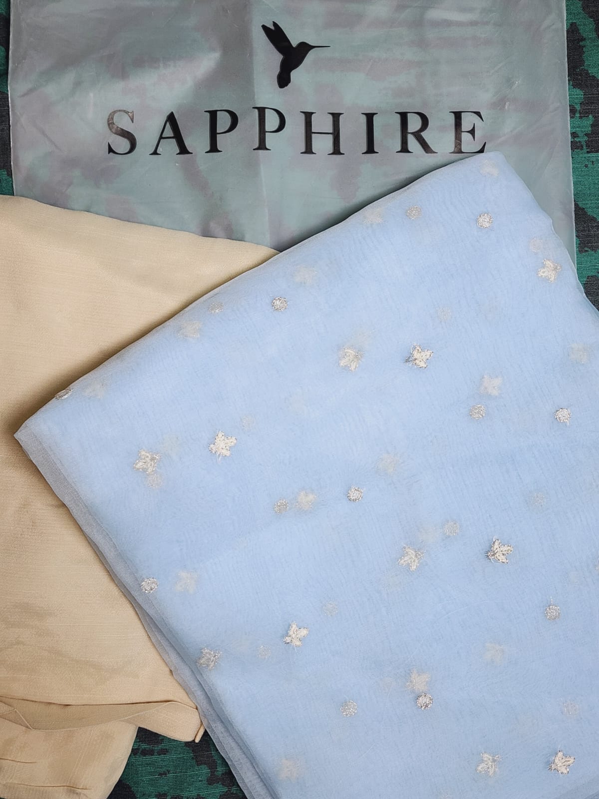 Sapphire Fancy ST 2pc SAP-F24-2PC-27 Branded Cut Pieces