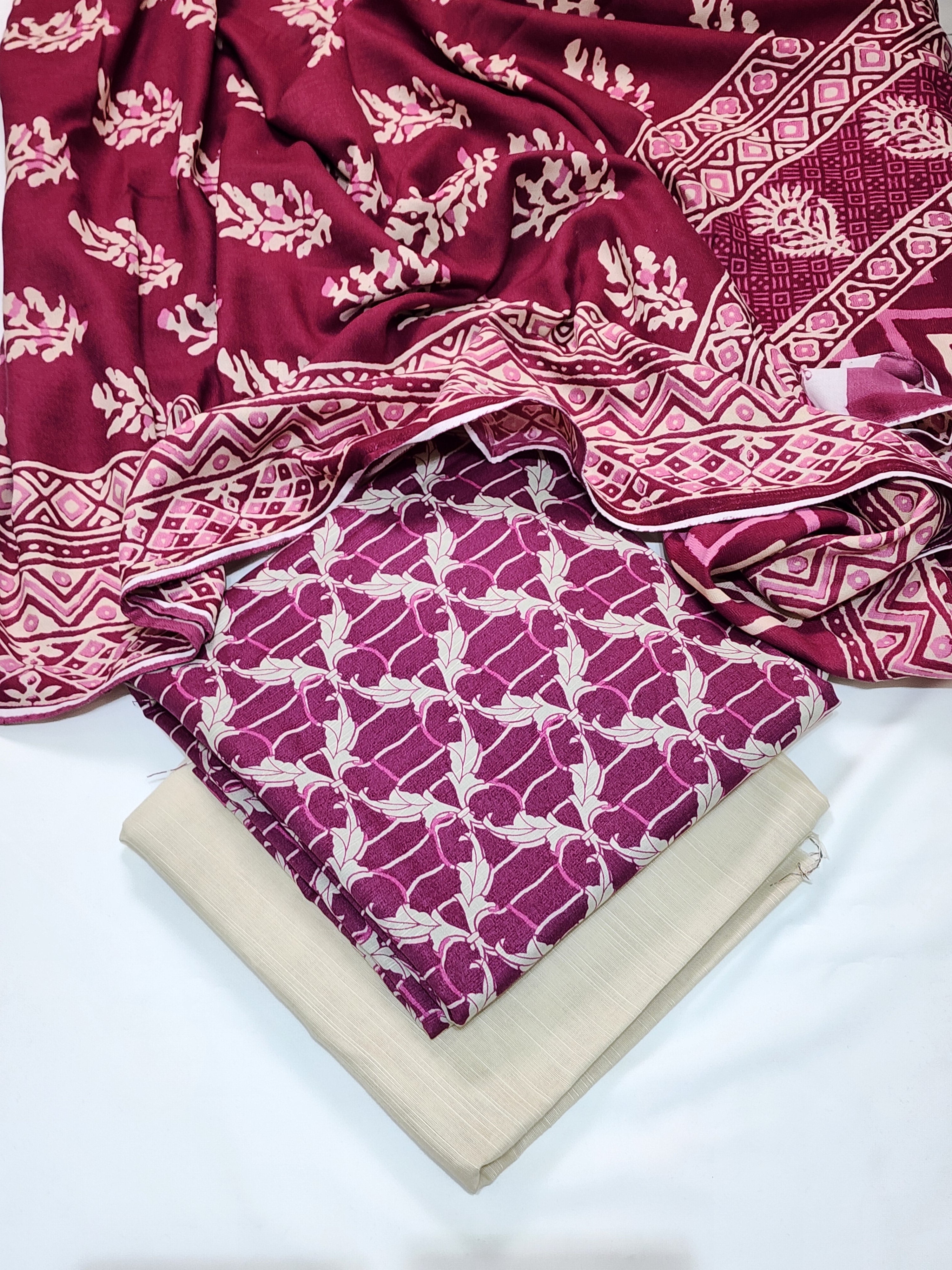 Sapphire Digital Printed Khaddar 3pc SAPP-P-KHDR-1273 Branded Cut Pieces